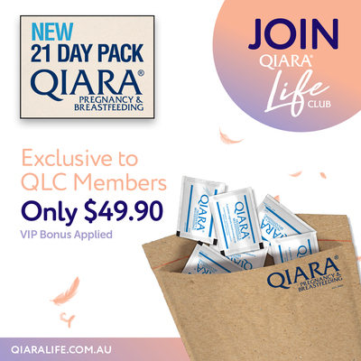 Shop Qiara Pregnancy and Breastfeeding 21 Day Pack